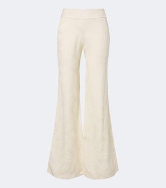 Johanna Ortiz Weite Hose Laidback Energy aus Jacquard
