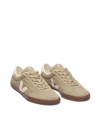 Veja Mens Sneakers Panenka Taupe Suede Pierre Bark Trainers