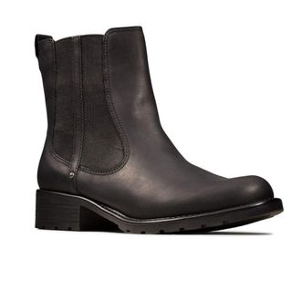 Clarks Damen Orinoco Hot Biker Boots, Schwarz (Black Nubuck)