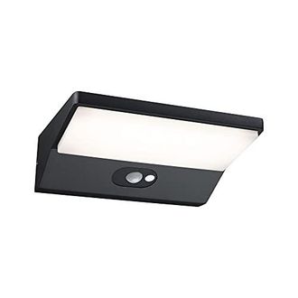 Paulmann 94335 luminaire dext&eacute;rieur LED solaire applique dext&eacute;rieur IP44 incl. 1x3,4 watts Gris fonc&eacute; lampe dext&eacute;rieur aluminium 3000 K