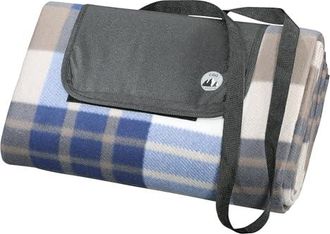 cilio Picknickdecke Weekend, Unterseite wasserabweisend, Outdoor Decke Polyester, weiche Oberfläche, mit Klettverschluss und Trageriemen, Geeignet für Pickn