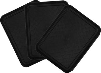 BESPORTBLE Uonlytech 3 St&uuml;ck Schuhablagen aus Robustem Kunststoff Quadratisch Vielseitig f&uuml;r Innen Au&szlig;en als Schuh und Pflanzenunterlage Leicht zu Reinigen f&uuml;r F