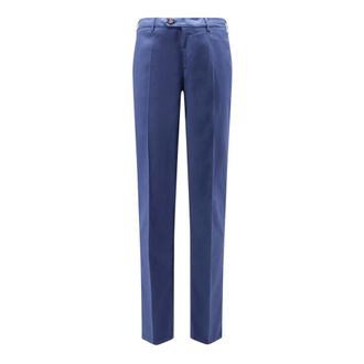 Brunello Cucinelli Homme, Pantalons, Bleu, Taille: XL Pantalon Gabardine Confort