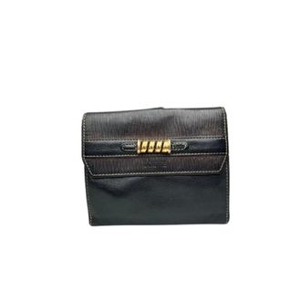 Loewe Portefeuille en cuir Pre-owned - Femme - Pre-owned - Noir - Taille: ONE Size