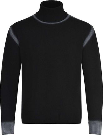 ATOMOFACTORY Pull Col Roul&eacute; - Noir