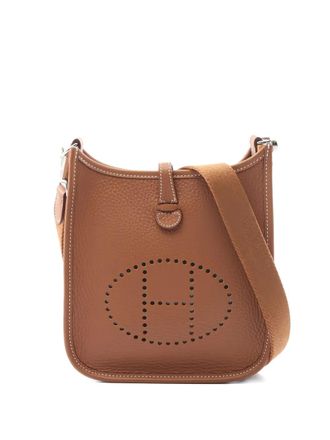 Hermès sac porté épaule Evelyne TPM (2025) - Marron