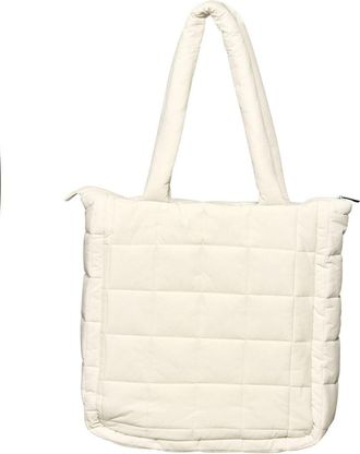 Cecil Damen B580778 Steppoptik Shopper, beige meringues, A