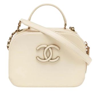 Chanel Pre-owned Leder Handtaschen - - Pre-owned - Damen - Wei&szlig; - ONE SIZE