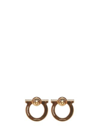 Ferragamo Pearl-Accented Earrings - Gold