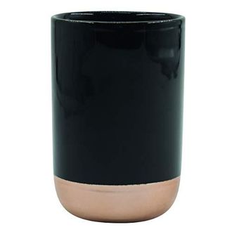 MSV Amman Keramikbecher in Schwarz und Gold