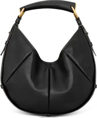 Saint Laurent Small Mombasa Handle Leather Tote Bag