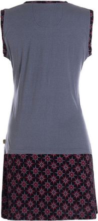 vishes Sommerkleid Damen Sommerkleid Armlos Sternchen-Kleid Tunika-Kleid T-Shirtkleid Boho, Goa, Guru Style