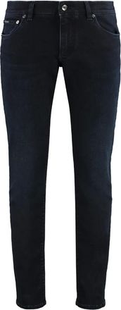 Dolce & Gabbana Homme, Jeans, Bleu, Taille: 3XL Jean Skinny avec Rivets Logo