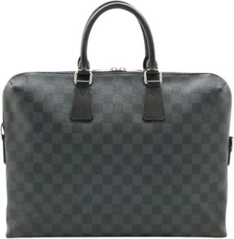 Louis Vuitton Pre-owned PDJ Damier Graphite briefcase - Femme - Pre-owned - Noir - Taille: ONE Size