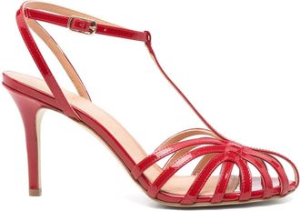 The Seller sandales en cuir 80 mm - Rouge