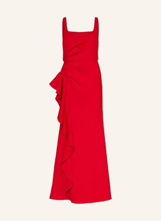 Adrianna Papell Abendkleid Aus Jersey Mit Volants rot