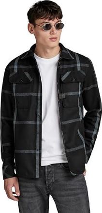 G-Star G-Star Homme Chemise CPO Regular, Multicolore (dk black louis check D23583-D402-D416), M