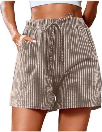 Generic Short De Bain Femme Grande Taille Jean Habill&eacute; Course V&eacute;lo Basketball Entrainement Smartphone Pince Camouflage Piece Double Sequins Football Clair Jod