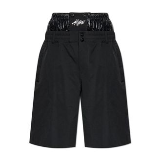 Moncler Asap Rocky Logo Print Shorts - - Shorts - Herren - Schwarzk - M