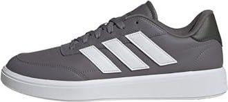 adidas Courtblock Shoes Homme Chaussures, Trace Grey FTWR White Shadow Olive, 45 1/3 EU