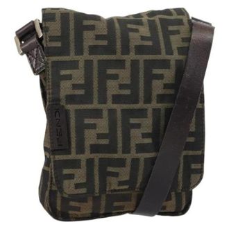 Fendi Pre-owned Canvas Cross Body Bag - - Pre-owned - Damen - Braun - ONE SIZE