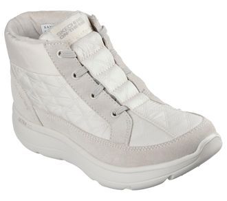 Skechers Damen Hands Free Slip-Ins On-The-Go Encore Gesteppte Nylon Chugga Stiefelette, Nat&uuml;rlich, 39.5 EU