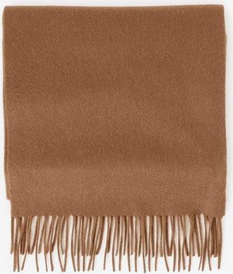 Saison 1865 Schlichter Kaschmirschal - Braun