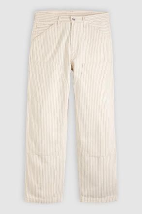 Levi's 568 Loose Straight Lightweight Carpenter Hose mit doppeltem Kniebereich - Herren - Wei&szlig; / Wei&szlig;
