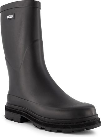 Aigle Herren Gummistiefel schwarz Gummi