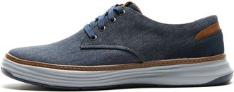 Skechers Moreno Canvas Oxford Schuh für Herren, Blue NVY 417, 39.5 EU Weit