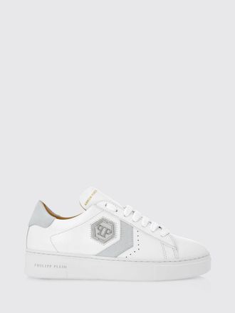 Philipp Plein Baskets basses en cuir avec motif monogramme et logo Hexagon