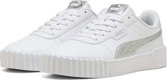 Puma Sneakers Carina 3.0 Metallic Whisper Femme 35.5, White Silver Metallic