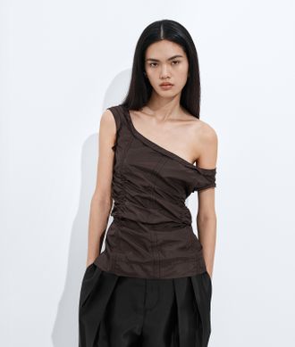 Bottega Veneta Haut En Taffetas De Soie D&eacute;lav&eacute; - Bottega Veneta