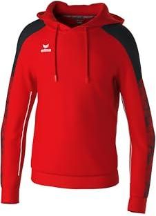 Erima Sweat &agrave; Capuche Evo Star (1072401) Homme, Rouge/Noir, XXL