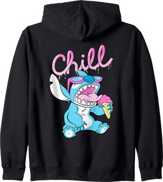 Disney Lilo and Stitch Neon Ice Cream Chill Drip Kapuzenjacke