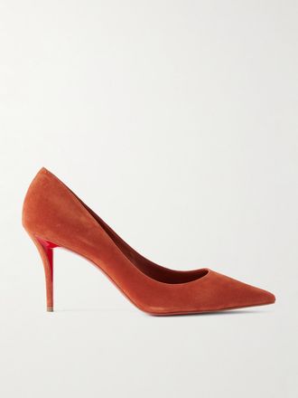 Christian Louboutin Miss Z 80 Pumps Aus Veloursleder - Rot