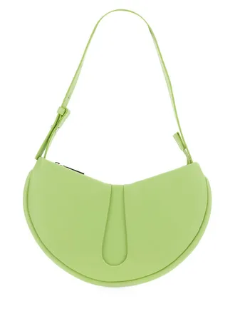 Themoir&egrave; Womens Bag Ebe Green Polyurethane Shoulder
