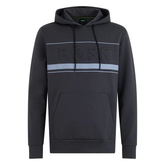 HUGO BOSS Homme, Sweatshirts et sweats &agrave; capuche, Gris, Taille: M Sweat &agrave; capuche en coton