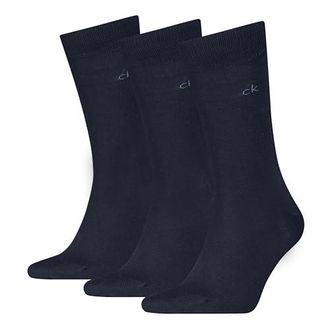 Calvin Klein Classic Sock, Bleu Marine, 39-42 (Lot de 3) Hommes