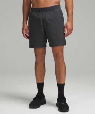 lululemon Zeroed In Shorts ohne Liner für Männer - 18 cm - Größe 2XL in Graphite Grey