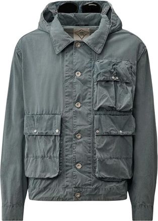 C.P. Company C.p. Company, Homme, Vestes, Bleu, Taille: M Veste &agrave; lunettes 50 Fili
