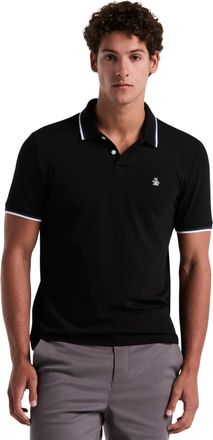 Original Penguin Herren Tipped Polo Shirt Polohemd, Schwarz, XXL