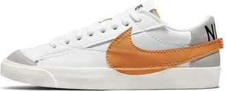 Nike Nike Femme Blazer Low 77 Jumbo Basket, White Orange Grey, 41 EU