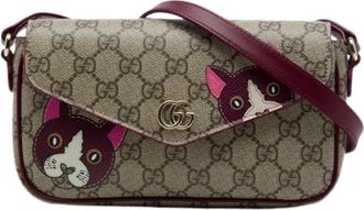 Gucci Pre-owned Canvas Crossbody Bag - - Pre-owned - Damen - Beige - ONE SIZE