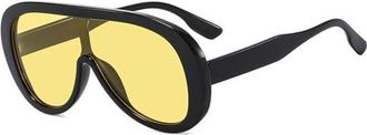 Generic Lunettes De Soleil Tendance For Hommes Et Femmes, Idéales For Le Sport Et Les Vacances, UV400(Yellow)