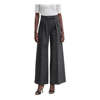 Simona Corsellini Wide Hosen - - Trousers - Damen - Grau - XS