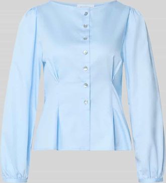 Rich & Royal Bluse aus reiner Baumwolle mit Knopfleiste