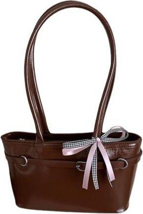 Generic Sac &agrave; main tendance en cuir pour femme - Version simple - Sac &agrave; bandouli&egrave;re sous les bras - Texture de haute qualit&eacute; - Sac &agrave; main &eacute;l&eacute;gant pour femme p