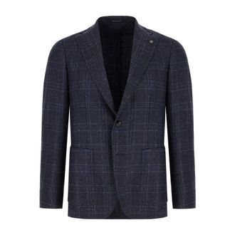 Tagliatore Homme, Vestes, Bleu, Taille: M Blazer crois&eacute; &agrave; deux boutons