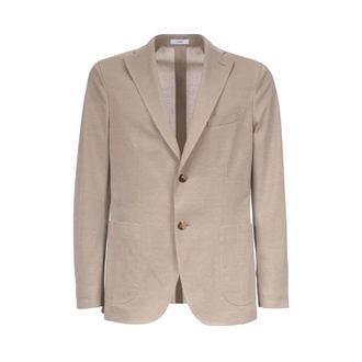 Boglioli Baumwolljacke mit Logokn&ouml;pfen - - Jackets - Herren - Beige - L
